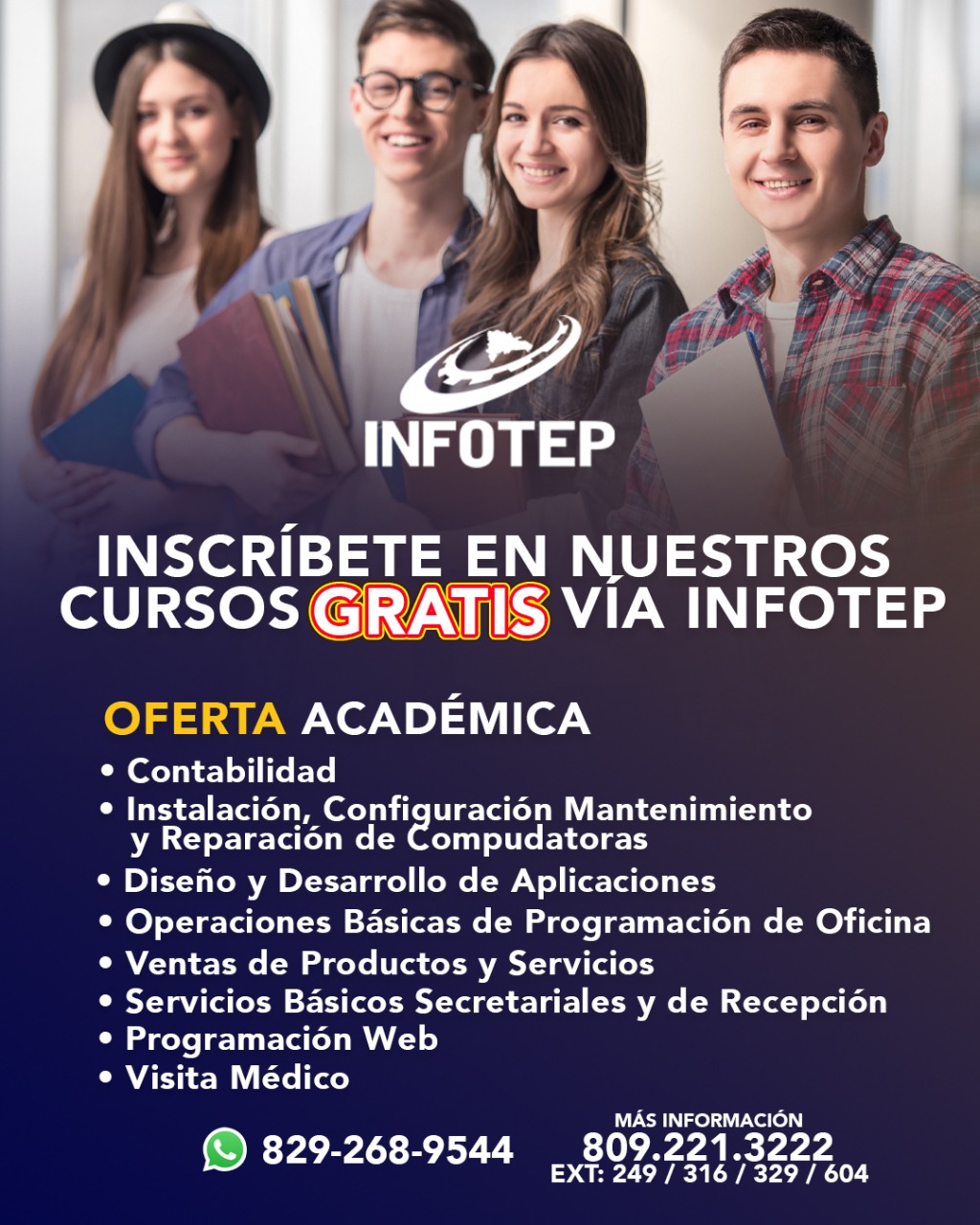 Cursos disponibles INFOTEP | Centu