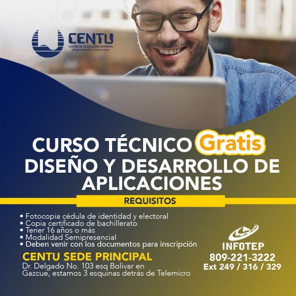 Cursos disponibles INFOTEP | Centu